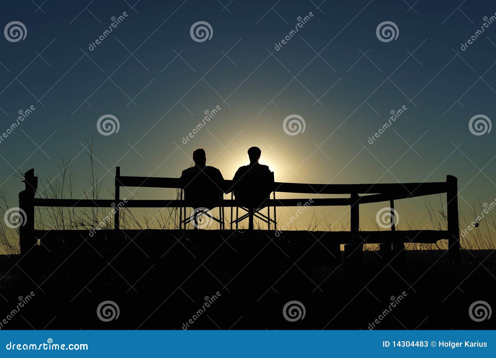 Enjoying the Sundowner (Namibia) Stock Image - Image of silent, watch ...