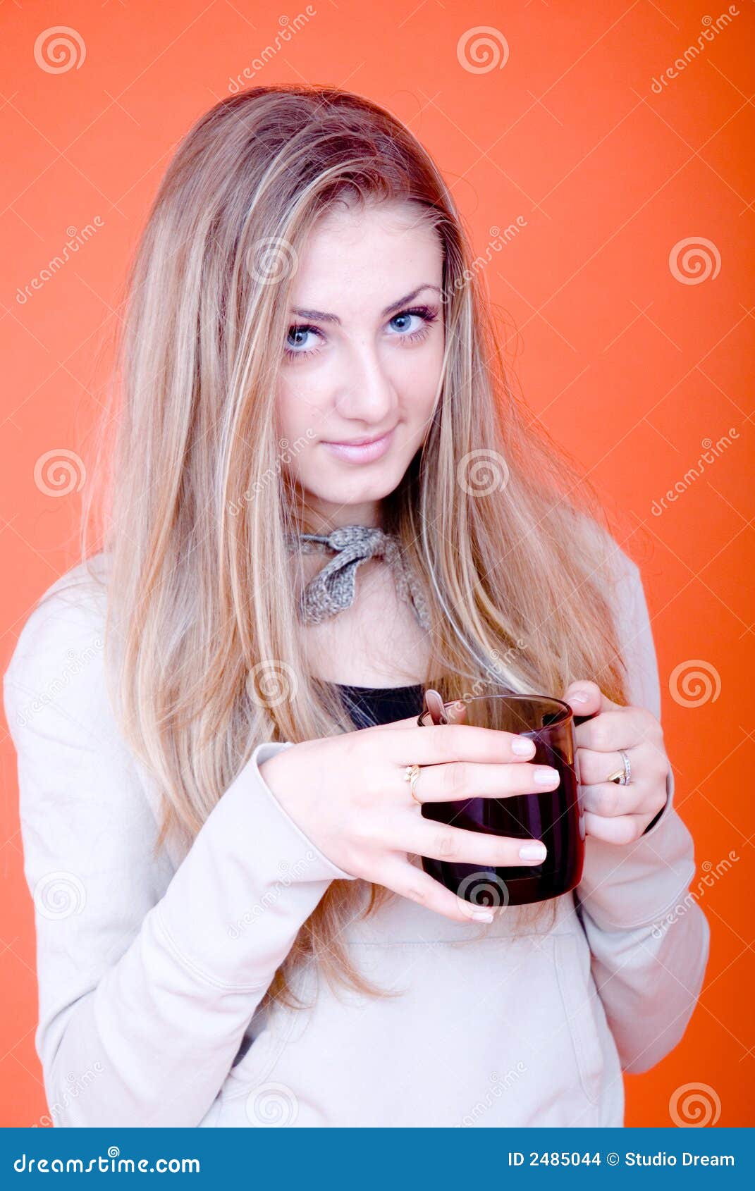 Enjoying tea stock photo. Image of afternoon, drink, holding - 2485044