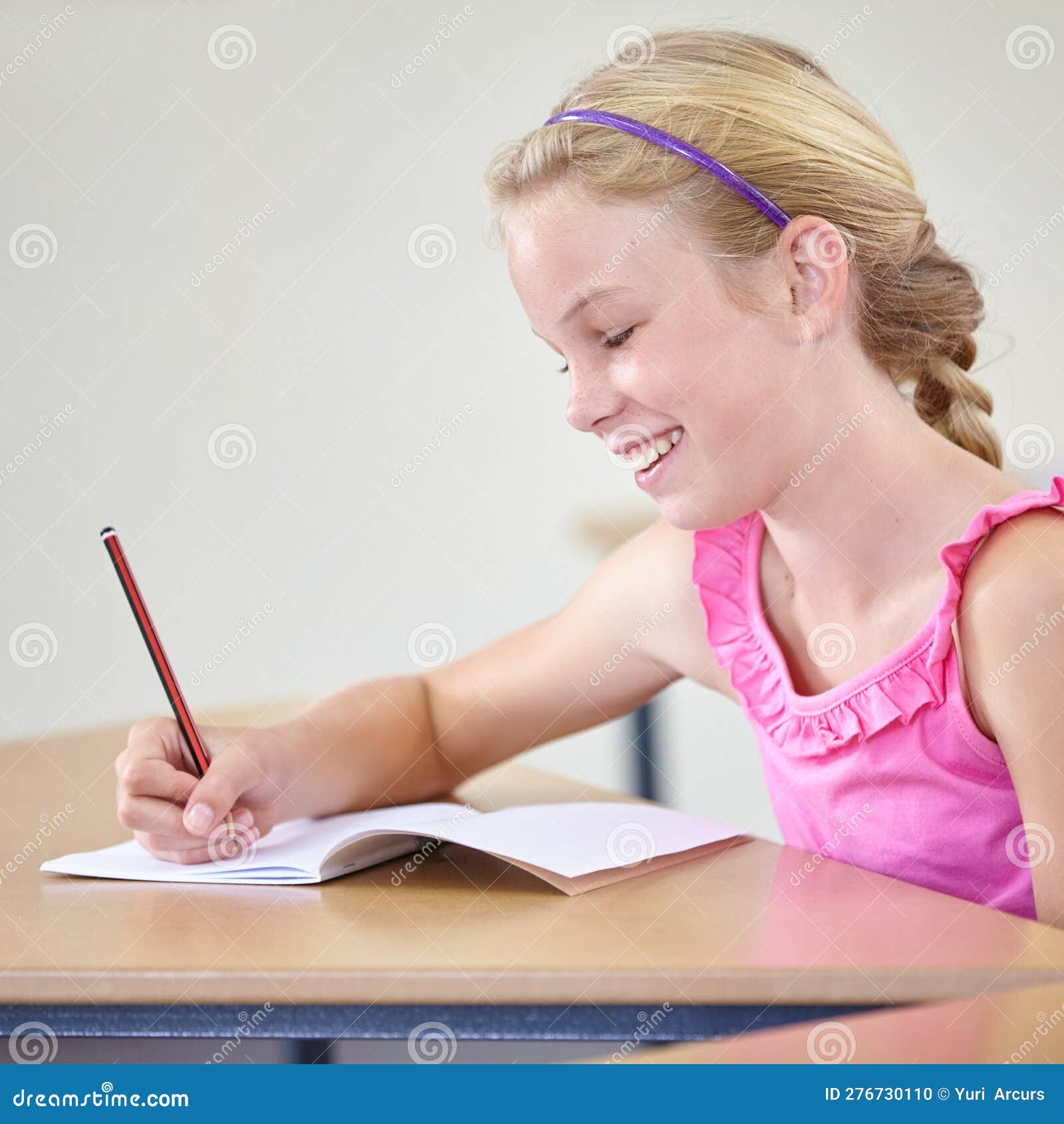 Enjoying Todays Lessons. a Primary School Class. Stock Photo - Image of ...