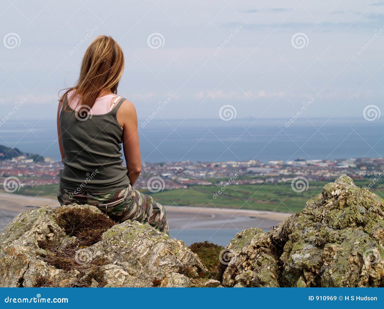 Enjoying the view. stock image. Image of leisure, pastime - 910969