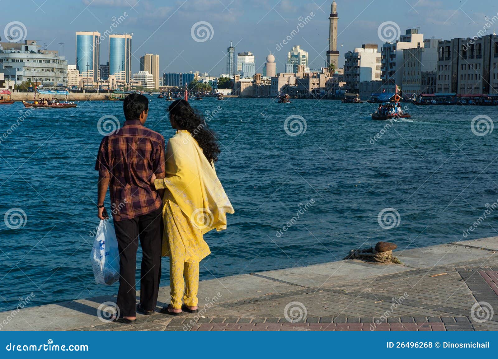 Enjoying the View of Dubai Creek Editorial Stock Photo - Image of arab ...