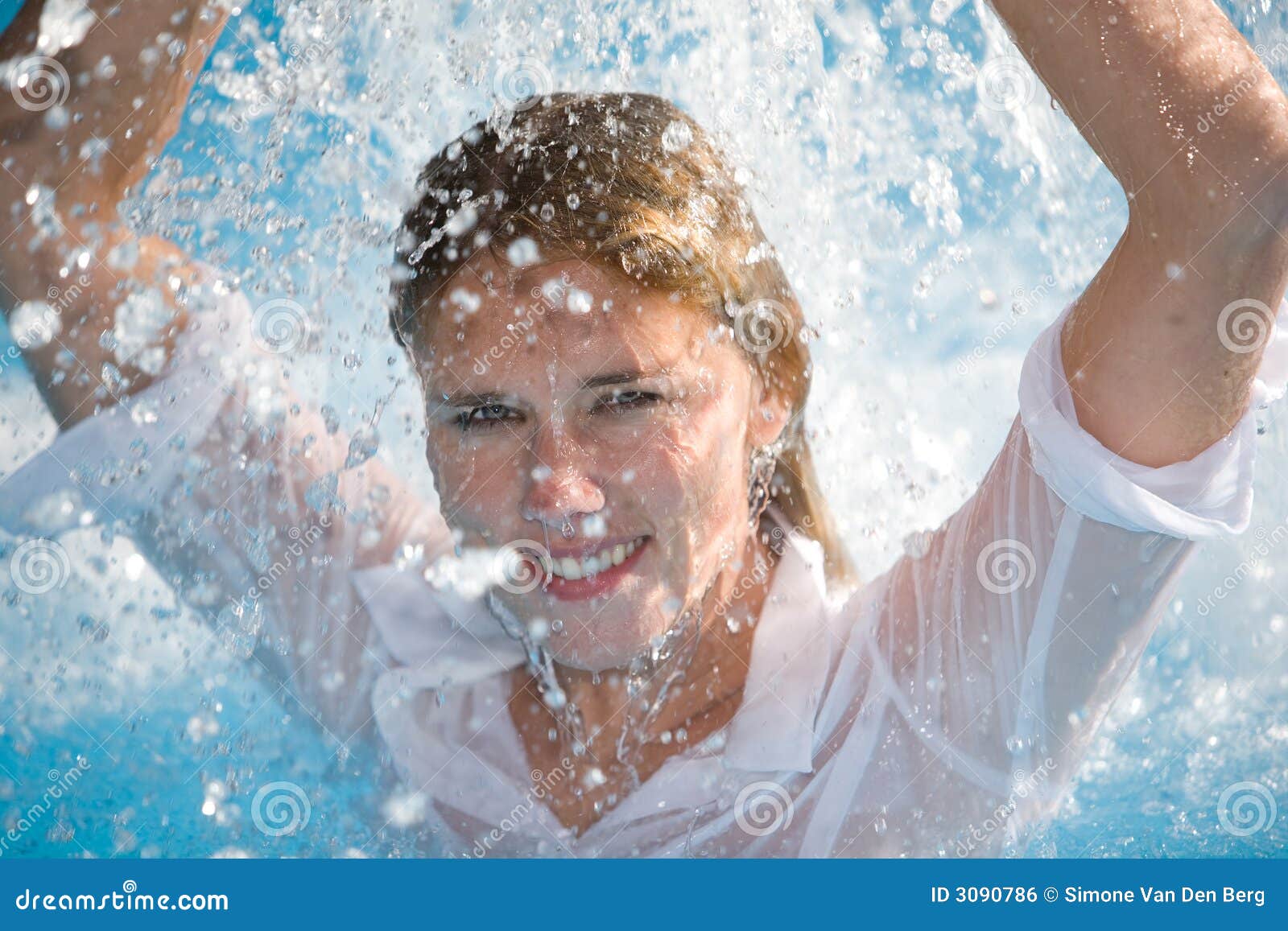 Enjoying the water stock photo. Image of sunny, water - 3090786
