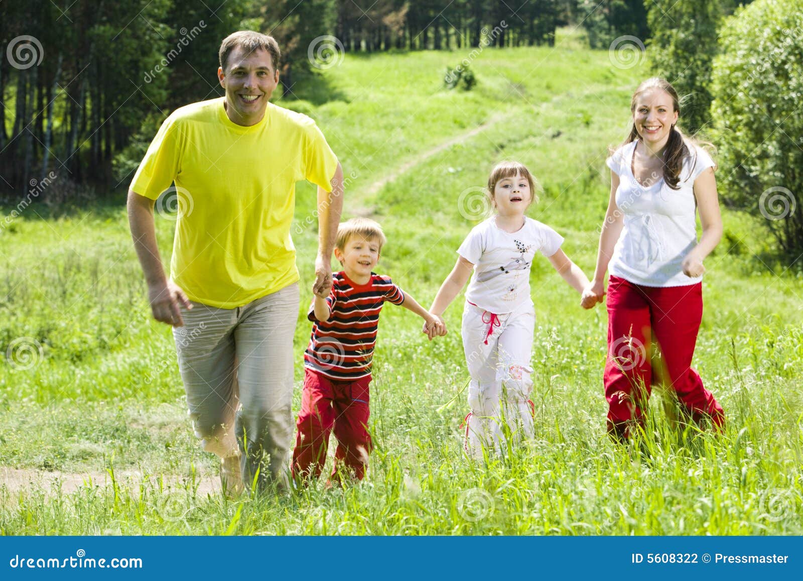 Enjoyment stock photo. Image of green, forest, cheerful - 5608322
