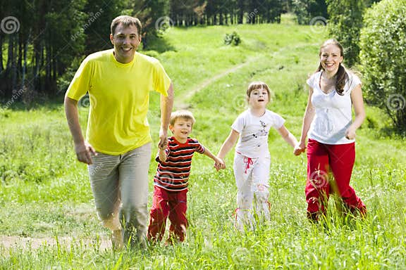 Enjoyment stock photo. Image of green, forest, cheerful - 5608322