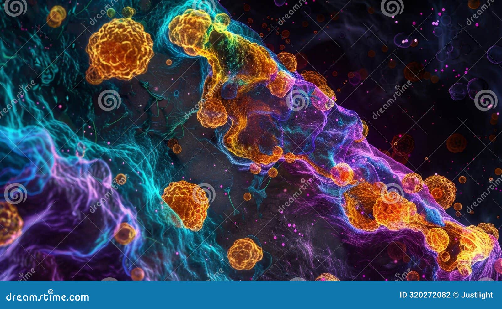 An Enlarged Image of a Lysosome Containing a Mix of Undigested and ...
