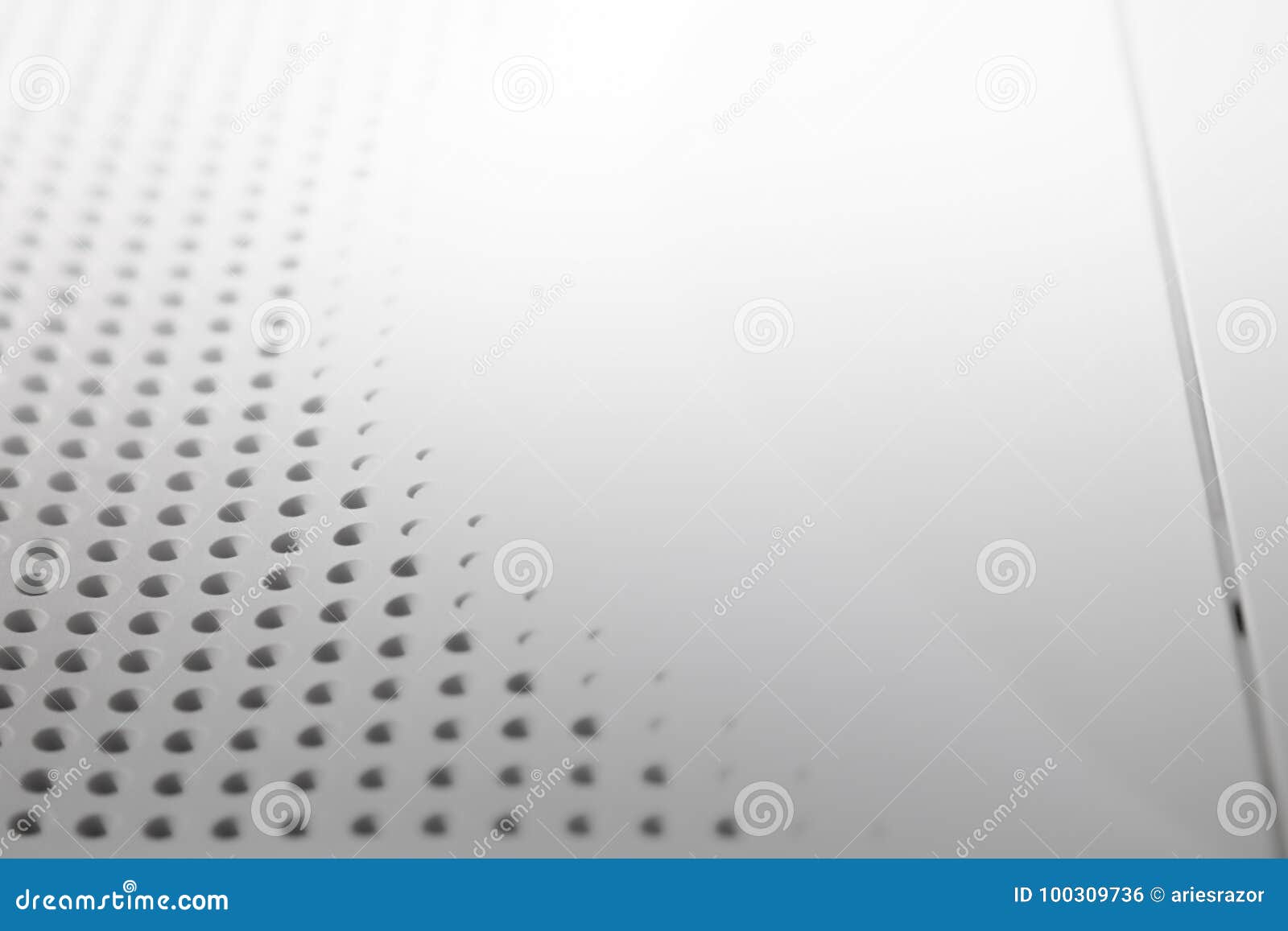 Abstract Light Colored Surface with Holes Built in a Row for Creativity ...