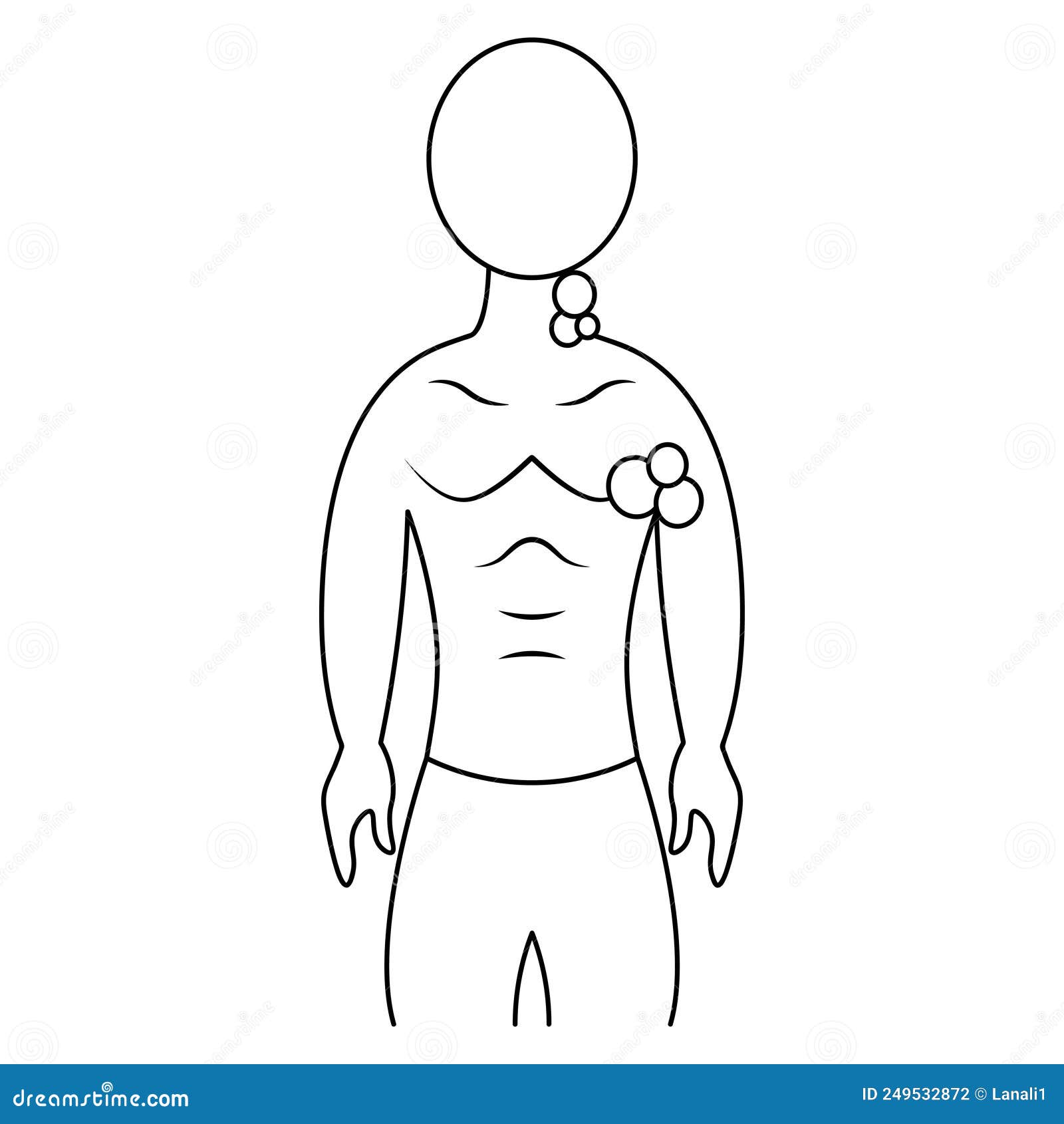 Enlarged Lymph Nodes RGB Color Icon Cartoon Vector | CartoonDealer.com ... Enlarged Lymph Nodes RGB Color Icon Cartoon Vector | CartoonDealer.com ...