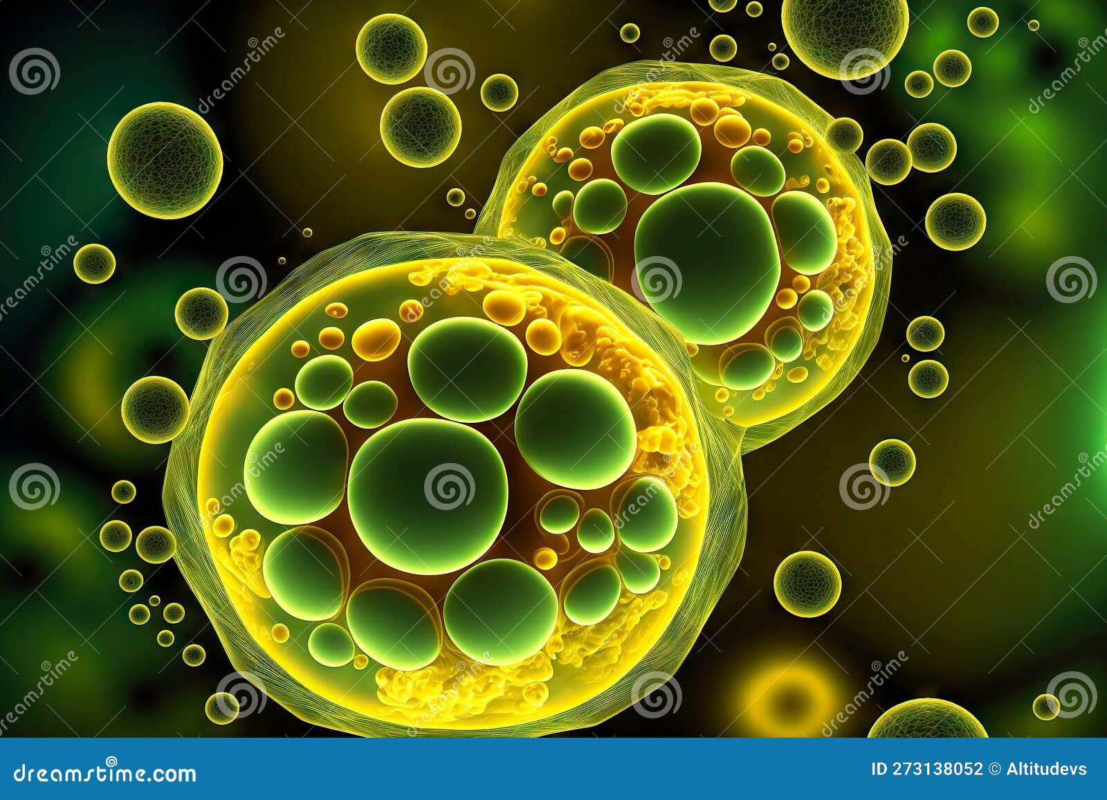 Enlarged Model of Cell Division As Result of Microbiological Process ...