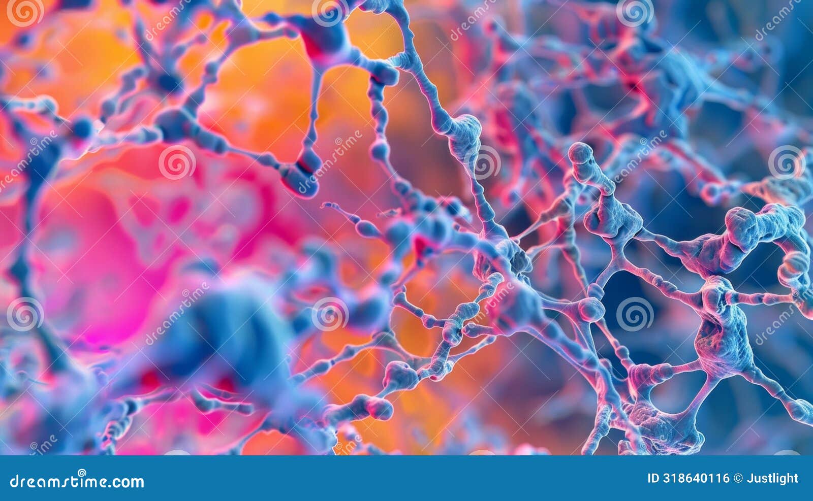 An Enlarged View of a Nanocomposite Material a Combination of Synthetic ...
