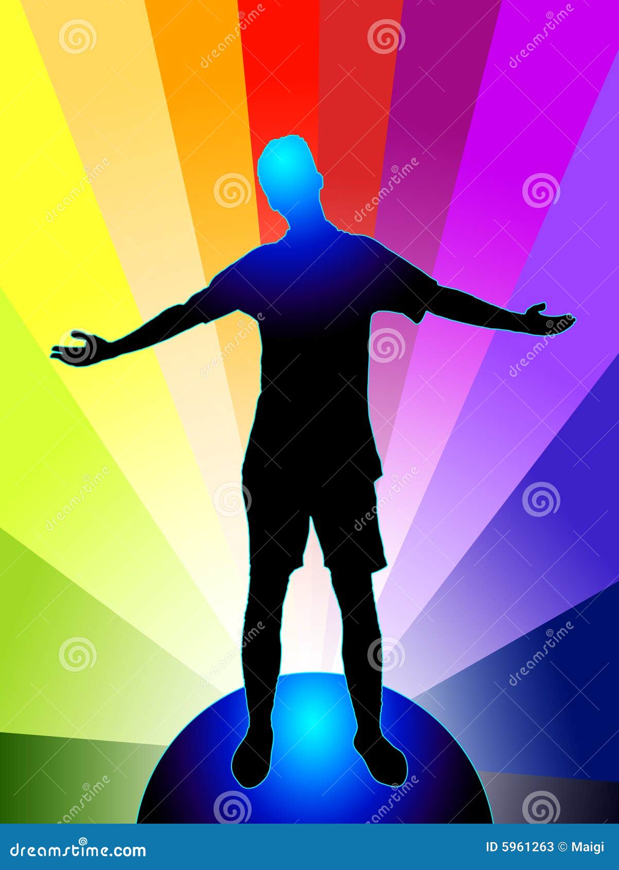 Enlightenment stock vector. Illustration of gamut, graphics - 5961263