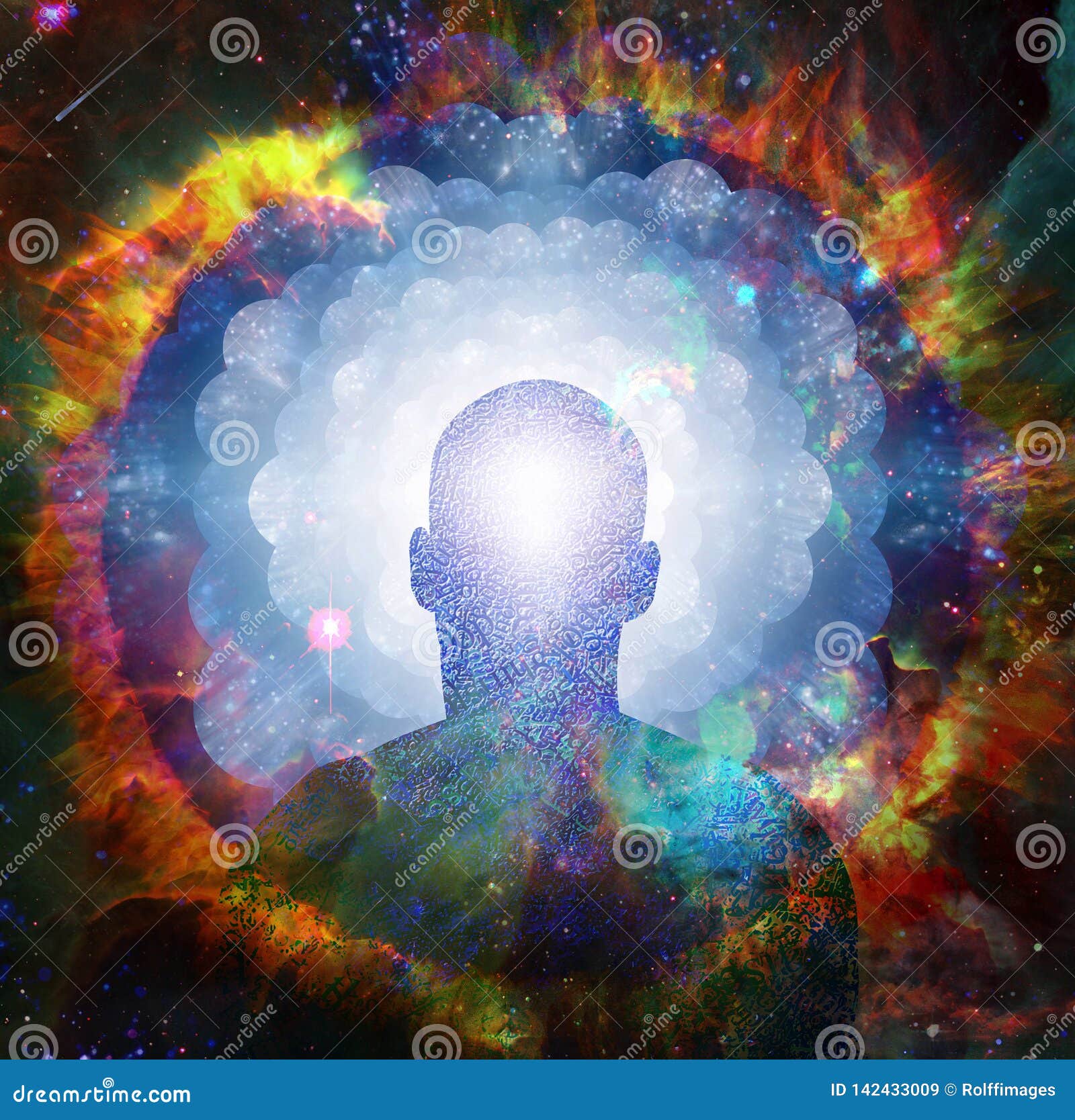 Enlightenment stock illustration. Illustration of burning - 142433009