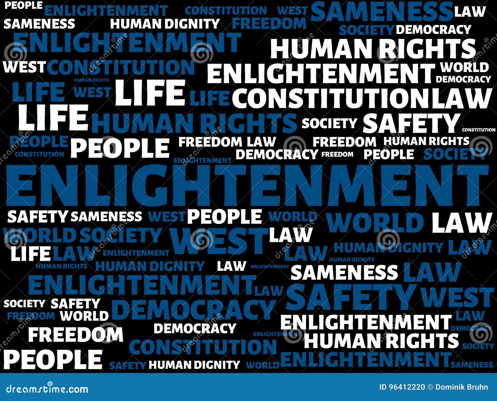 ENLIGHTENMENT - IGNORANCE - Image with Words Associated with the Topic ...