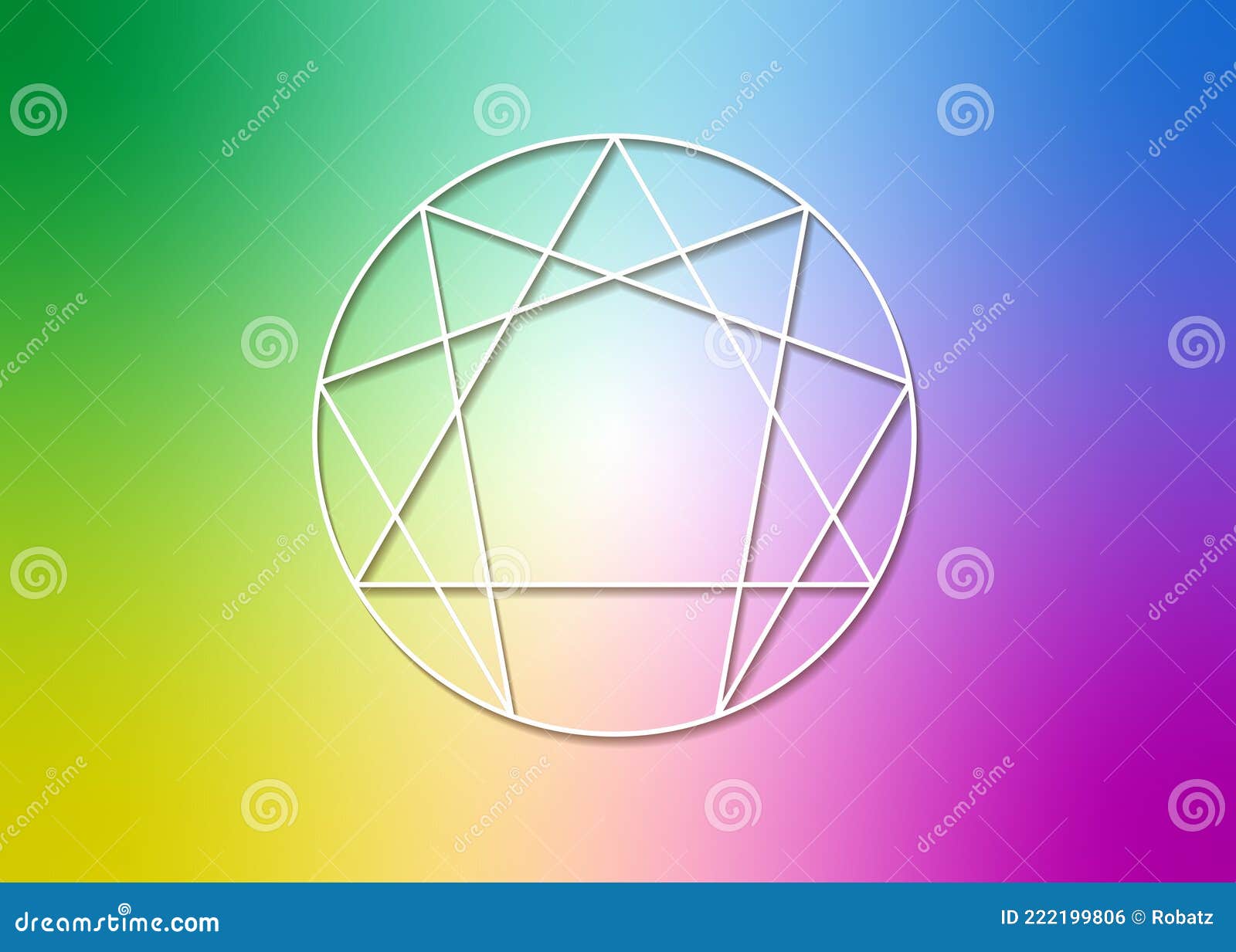Enneagram Icon, Sacred Geometry, Diagram Logo Template, Universal ... Enneagram Icon, Sacred Geometry, Diagram Logo Template, Universal ...