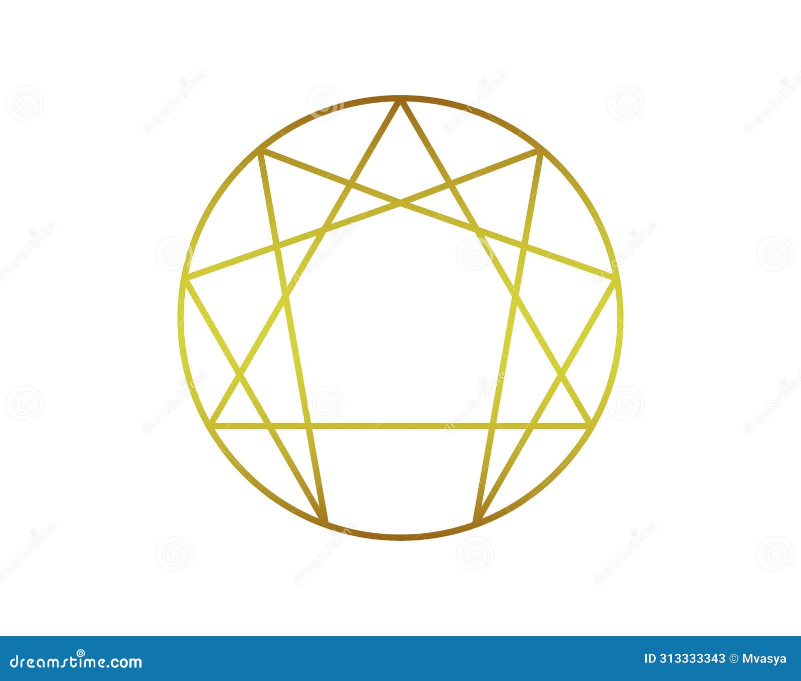 Enneagram Sign. Personality. Vector Design Template | CartoonDealer.com ...