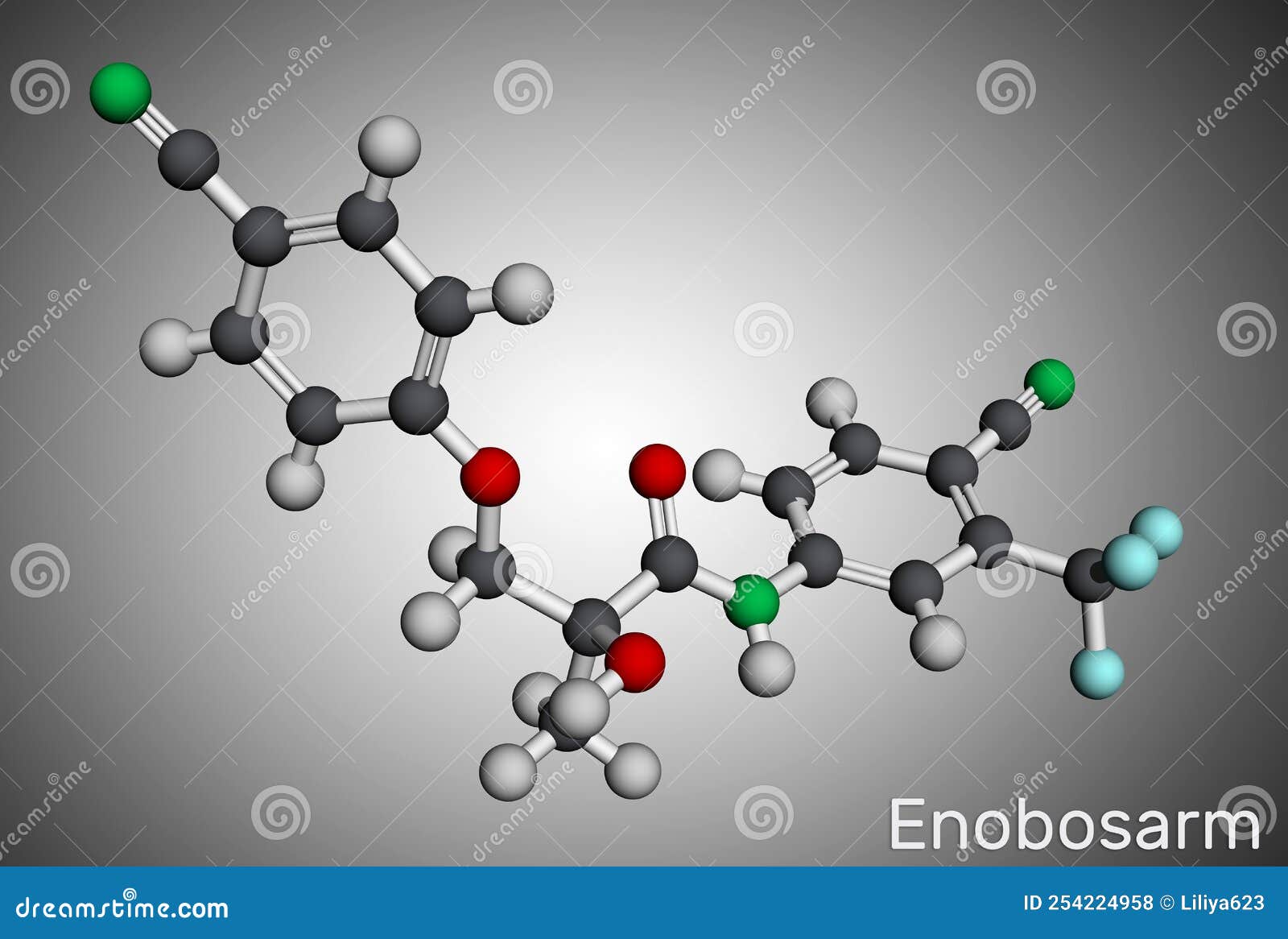 Enobosarm, Ostarine Molecule. it is Non-steroidal Agent with Anabolic ... Enobosarm, Ostarine Molecule. it is Non-steroidal Agent with Anabolic ...