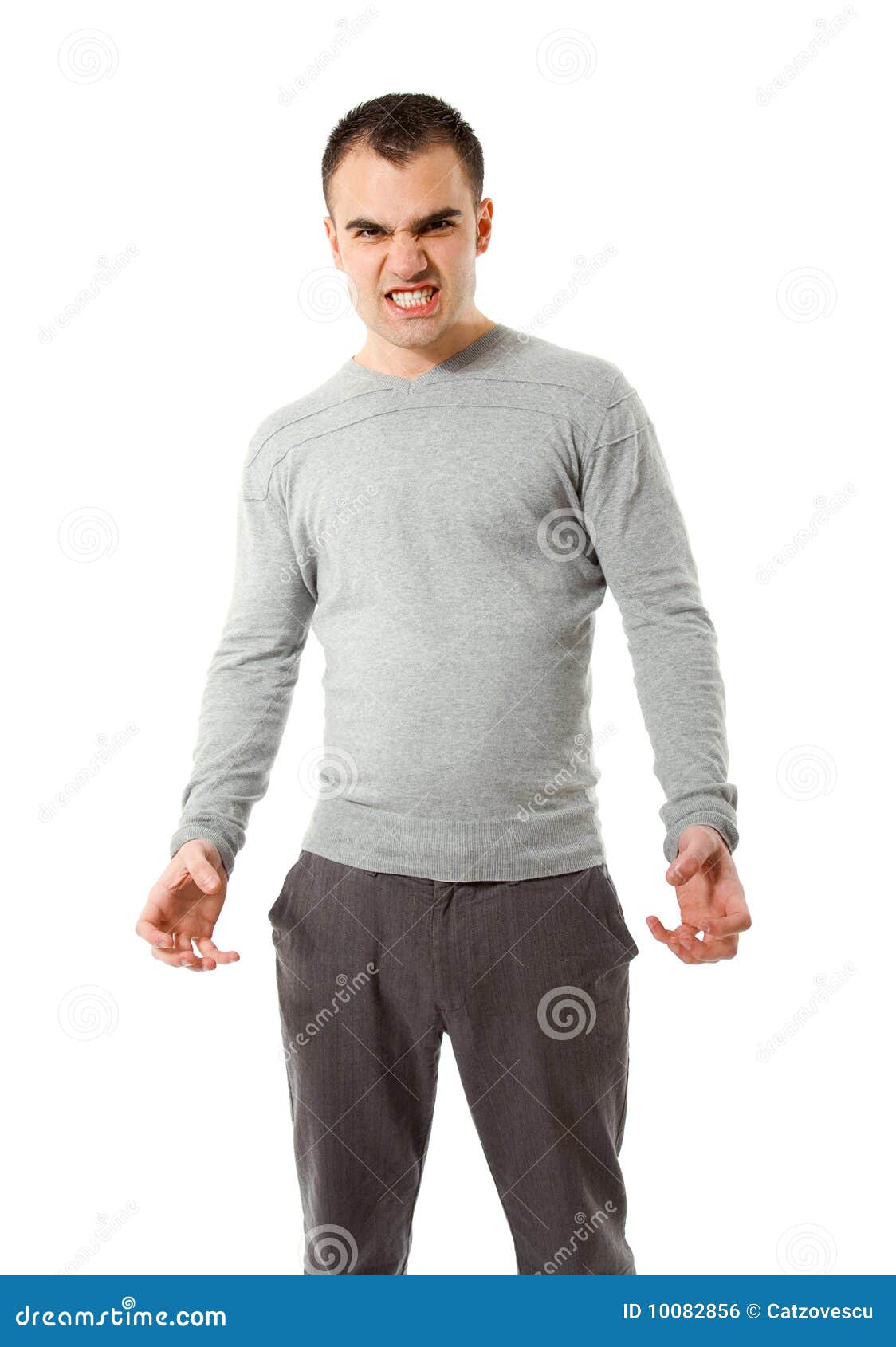 Enojado foto de archivo. Imagen de adulto, ruidosamente - 10082856