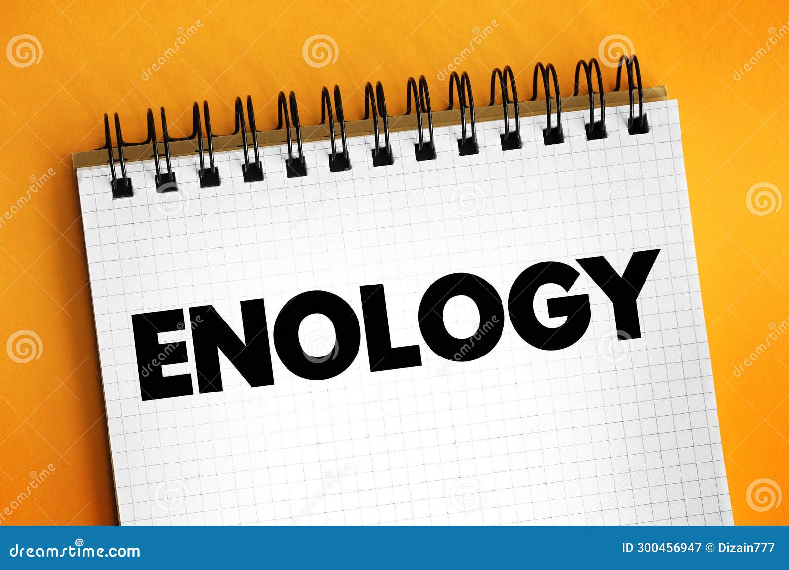 Enology is the Science and Study of Wine and Winemaking, Text Concept ...
