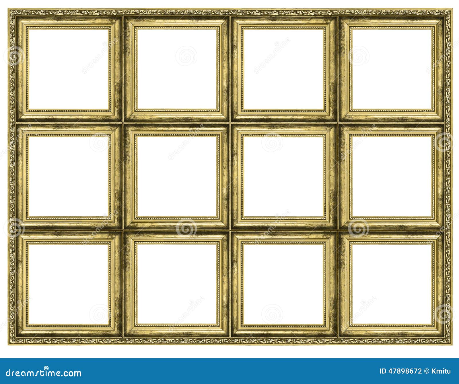 Enormer goldener Rahmen stockfoto. Bild von kunst, gold - 47898672