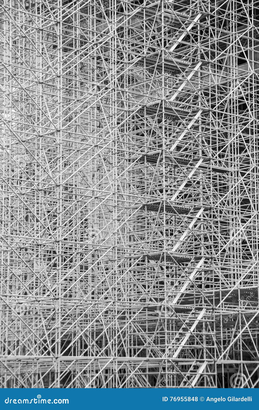 Enormous Scaffolding, Texture Structure Stock Photo - Image of building ...