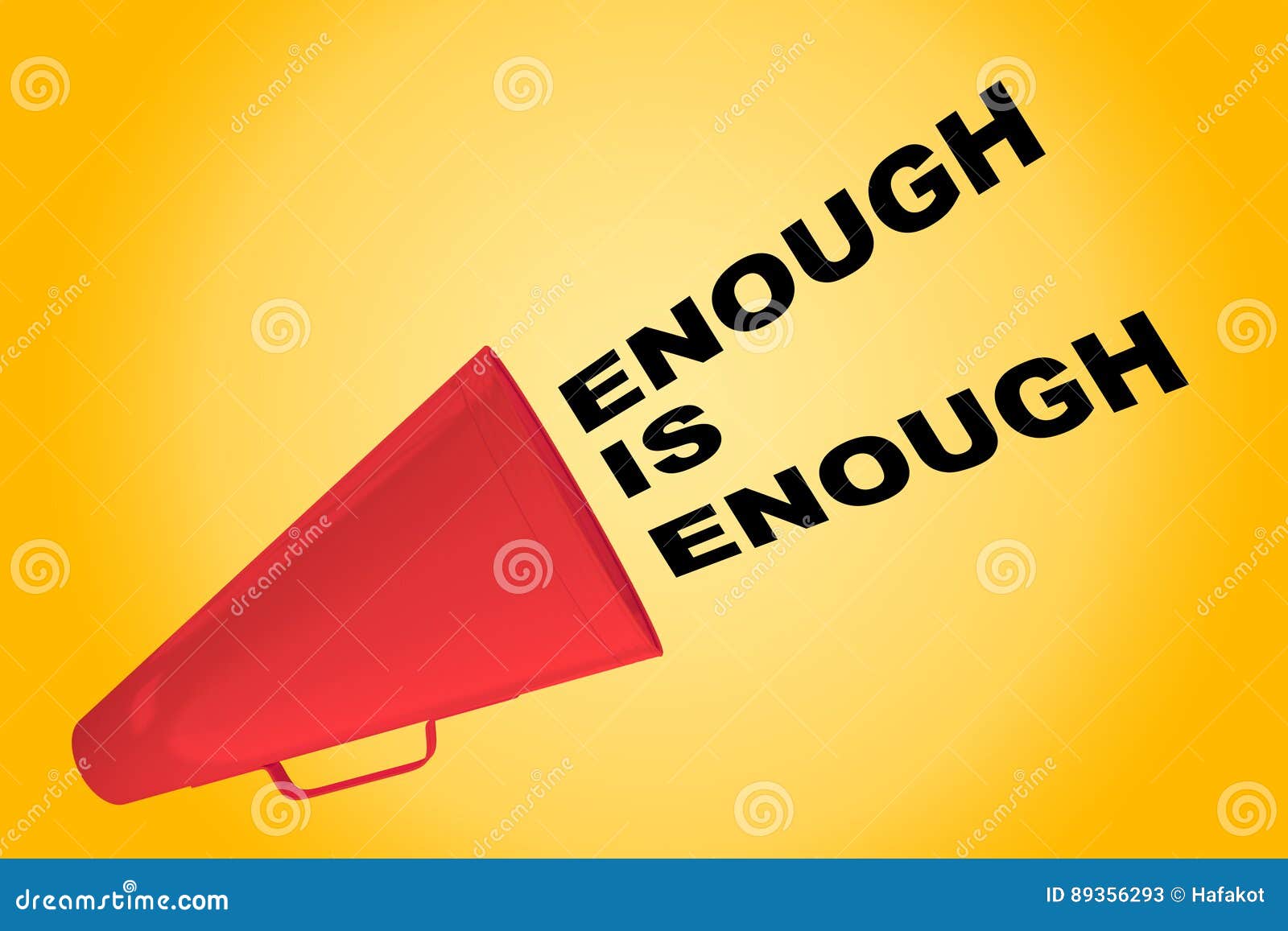 Enough is Enough concept stock illustration. Illustration of sign ...