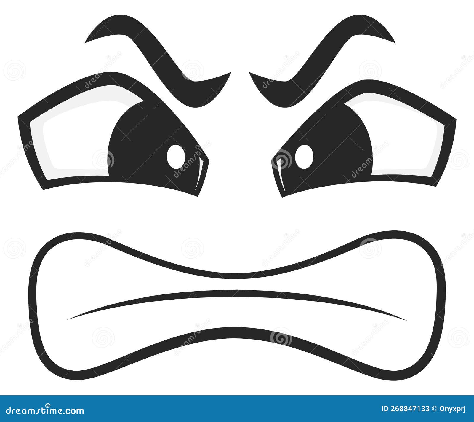 Enraged Face Emoji Sticker, Red Angry Expression Sticker On Pink ...