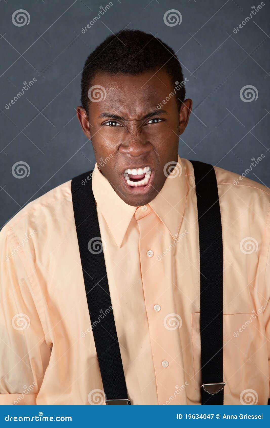 Enraged Young Man stock image. Image of loss, roar, scream - 19634047