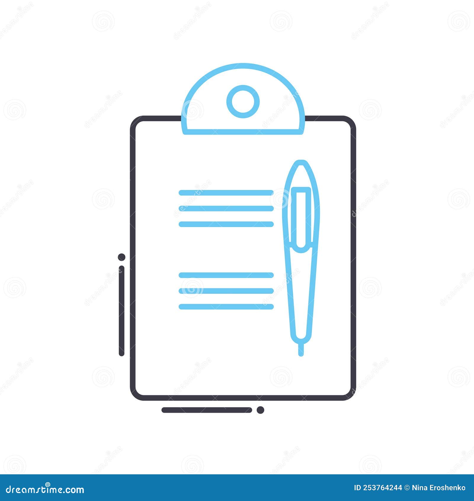 How To Enroll Concept Icon Vector Illustration | CartoonDealer.com ...