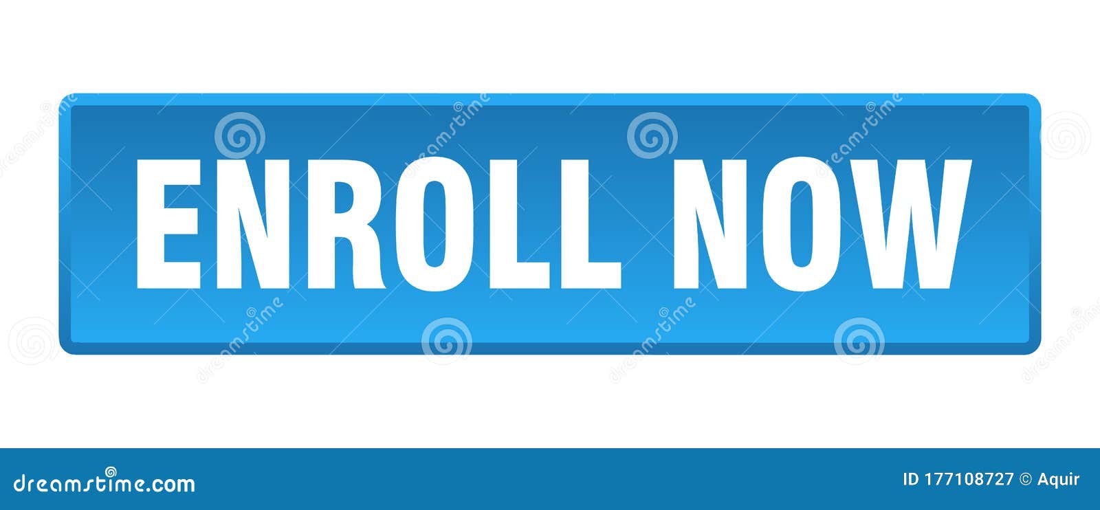 Enroll Now Button. Enroll Now Square Isolated Push Button Stock Vector ...