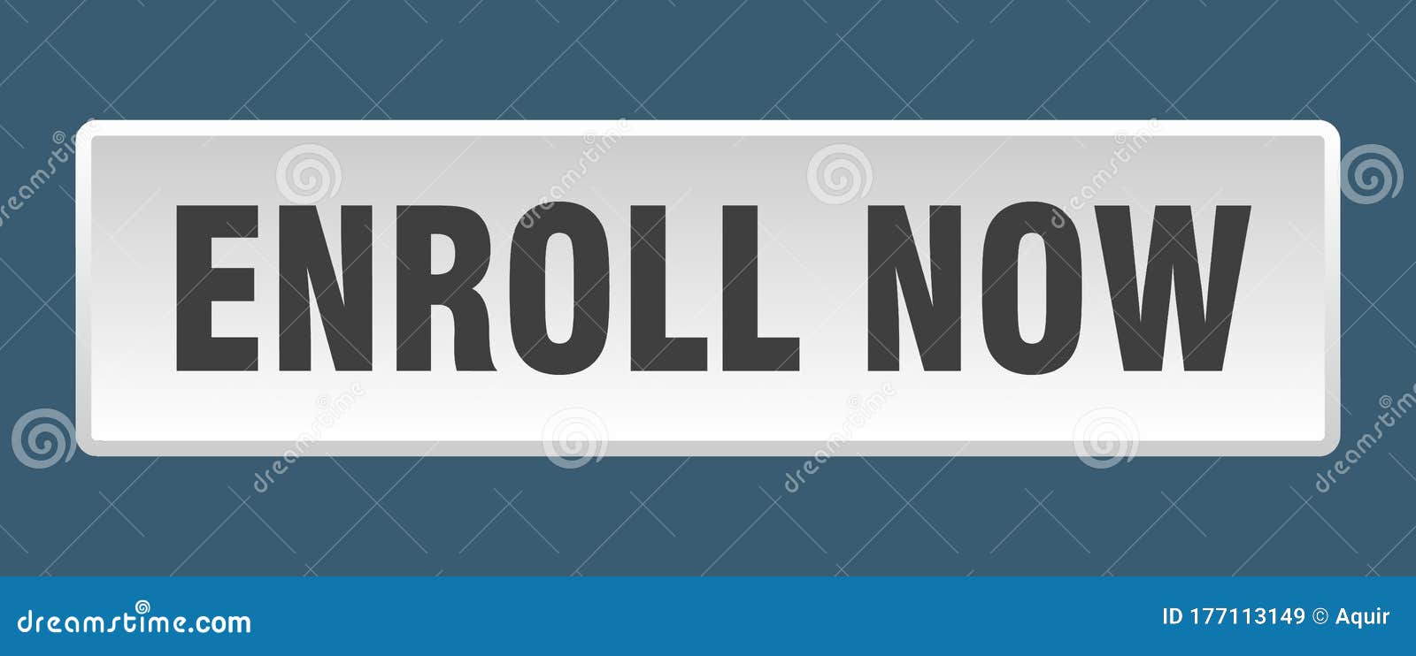 Enroll Now Button. Enroll Now Square Isolated Push Button Stock Vector ...