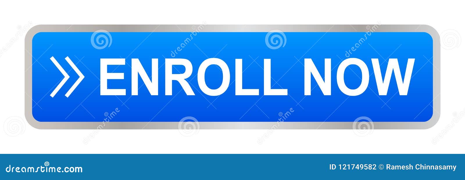 Enroll now button stock vector. Illustration of colorful - 121749582