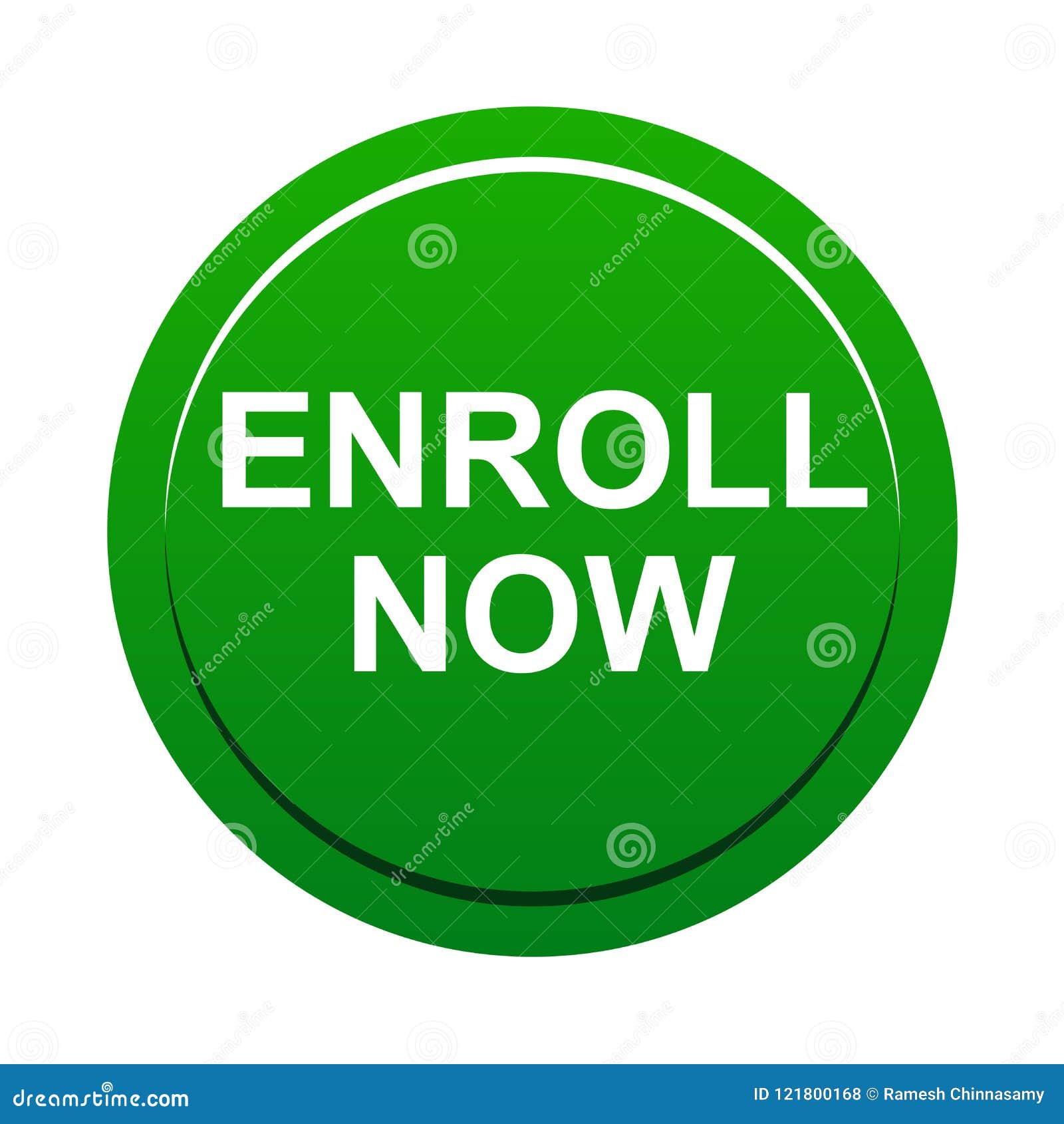 Enroll now button stock vector. Illustration of communicate - 121800168