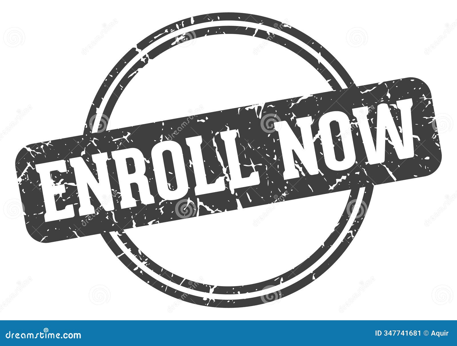 Enroll Now Stamp. Enroll Now Round Grunge Sign. Cartoon Vector ...