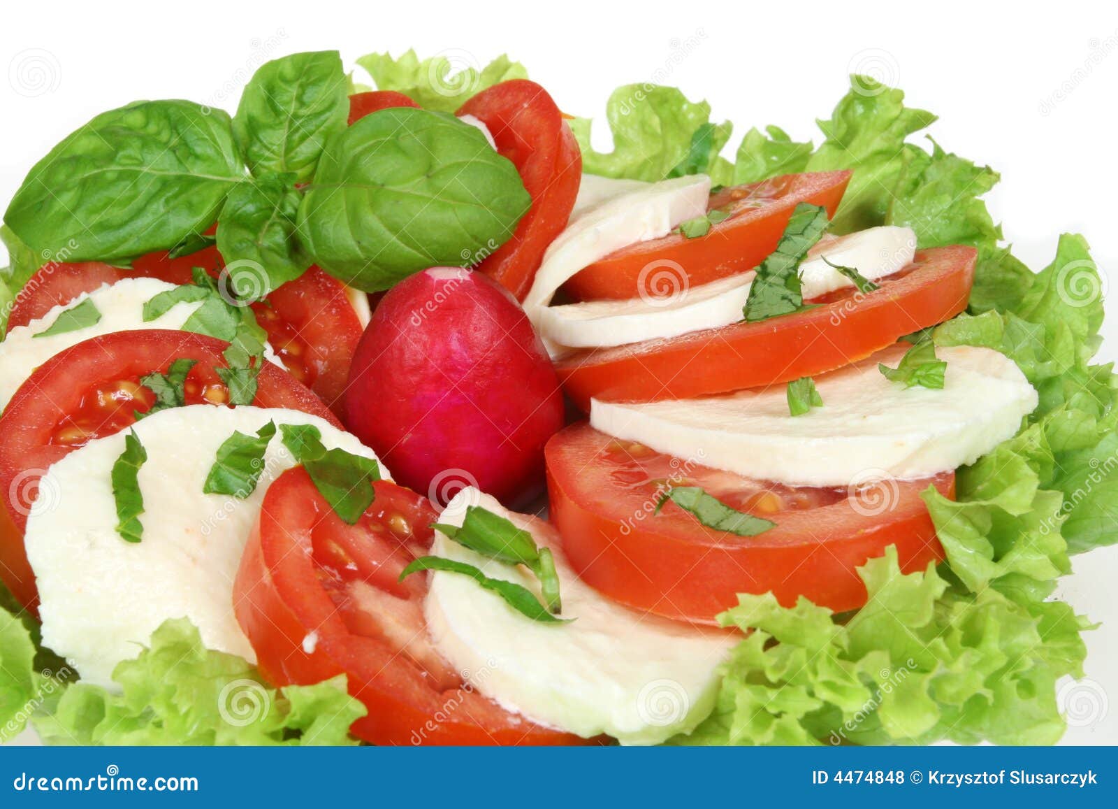 Ensalada italiana foto de archivo. Imagen de plato, restaurante - 4474848