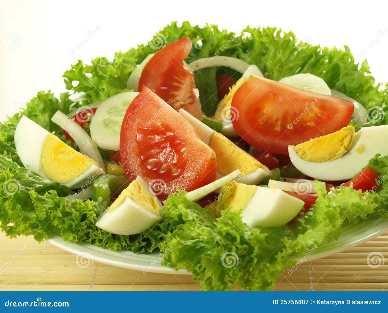 Ensalada vegetariana imagen de archivo. Imagen de cuarto - 25756887