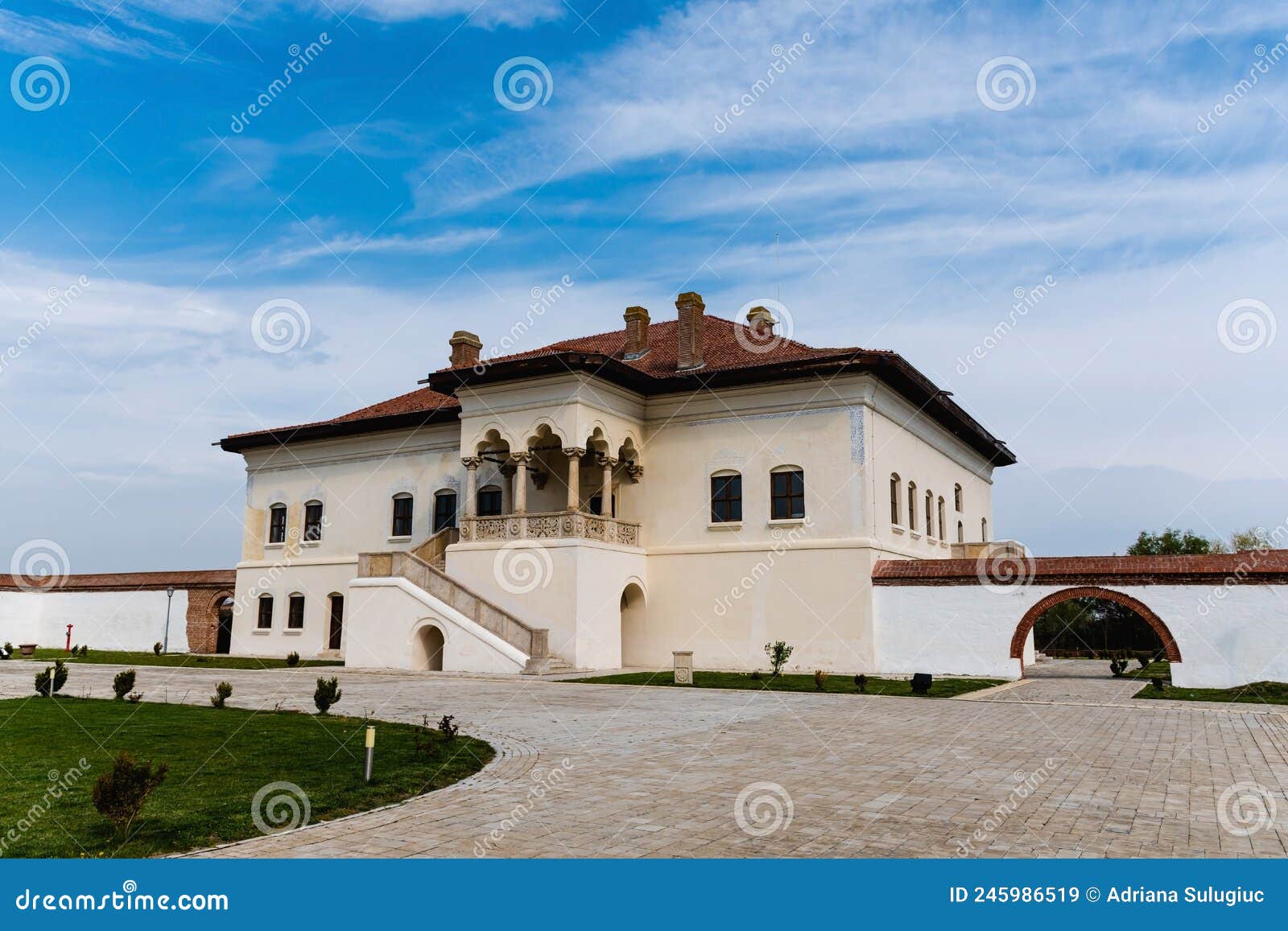 The Ensemble of the Brancovenesc Palace from Potlogi Editorial Stock ...