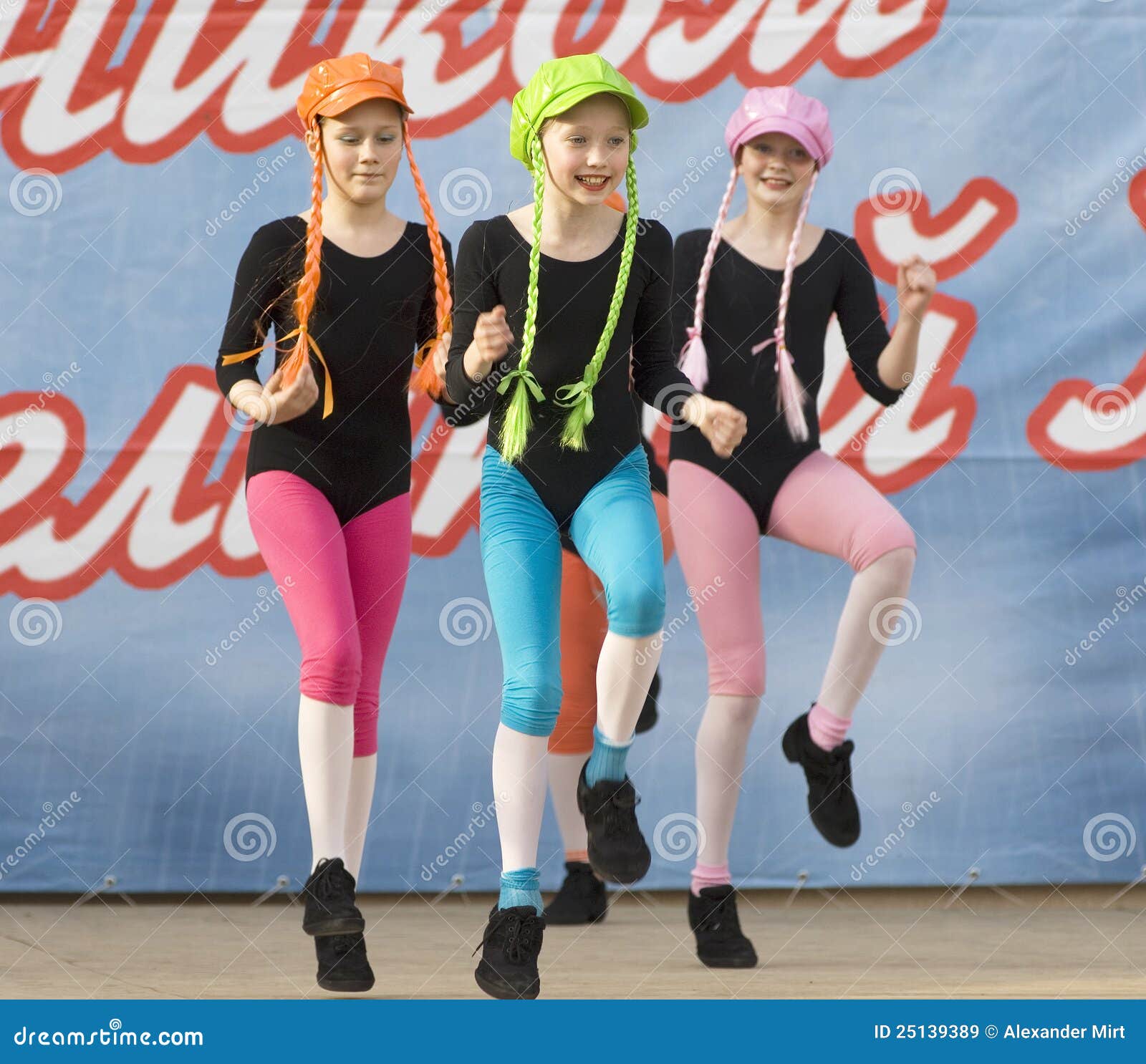 Ensemble of Culture Dance Rainbow Kids Editorial Stock Image - Image of ...