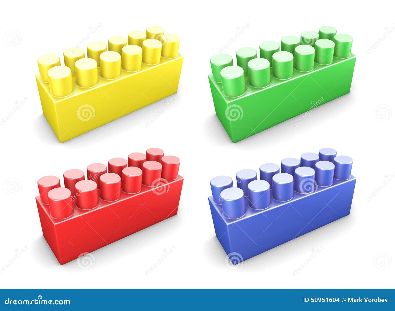 Ensemble D'élément En Plastique De Construction Illustration Stock ...