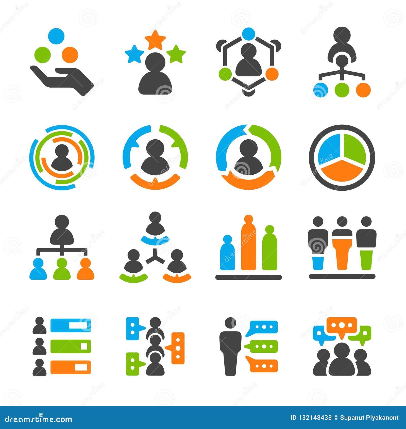 Ensemble D'icône De Compétence D'identité Illustration de Vecteur ...