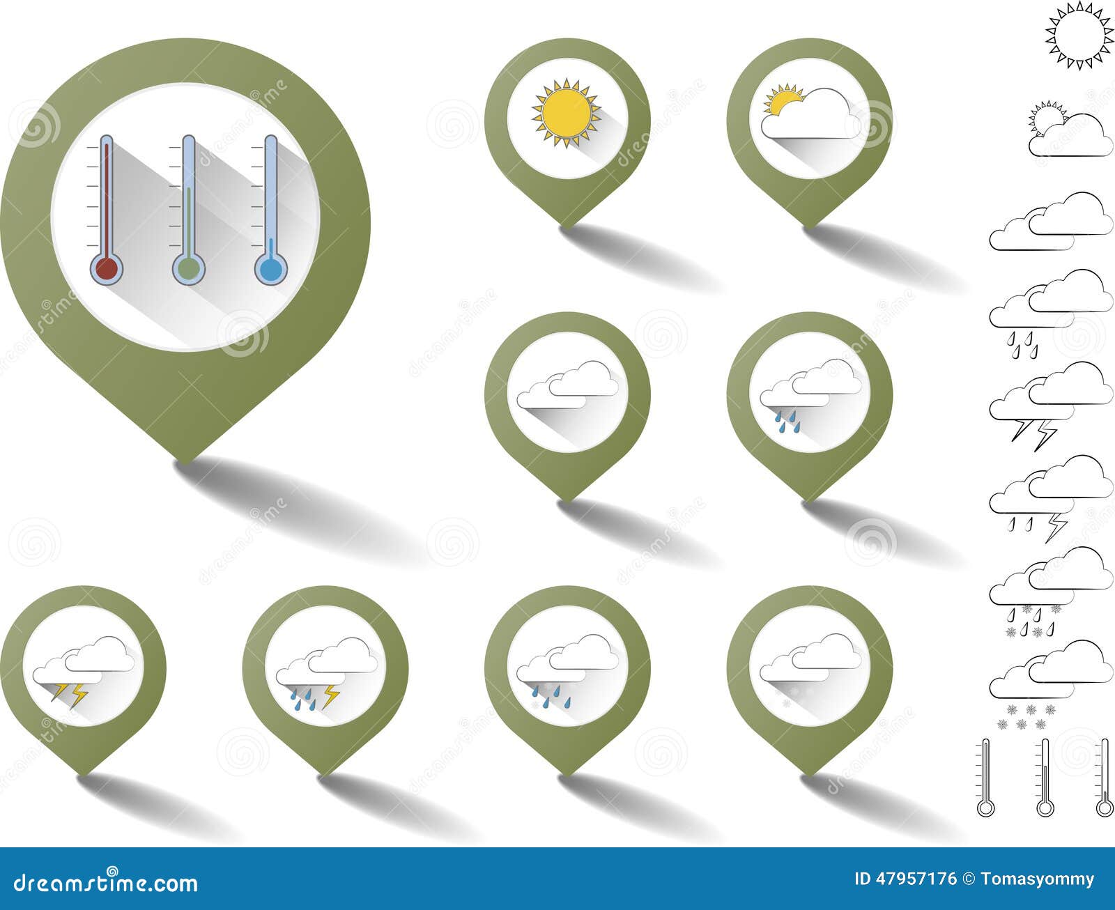Ensemble D'indicateurs Avec Des Icônes De Temps Illustration de Vecteur ...