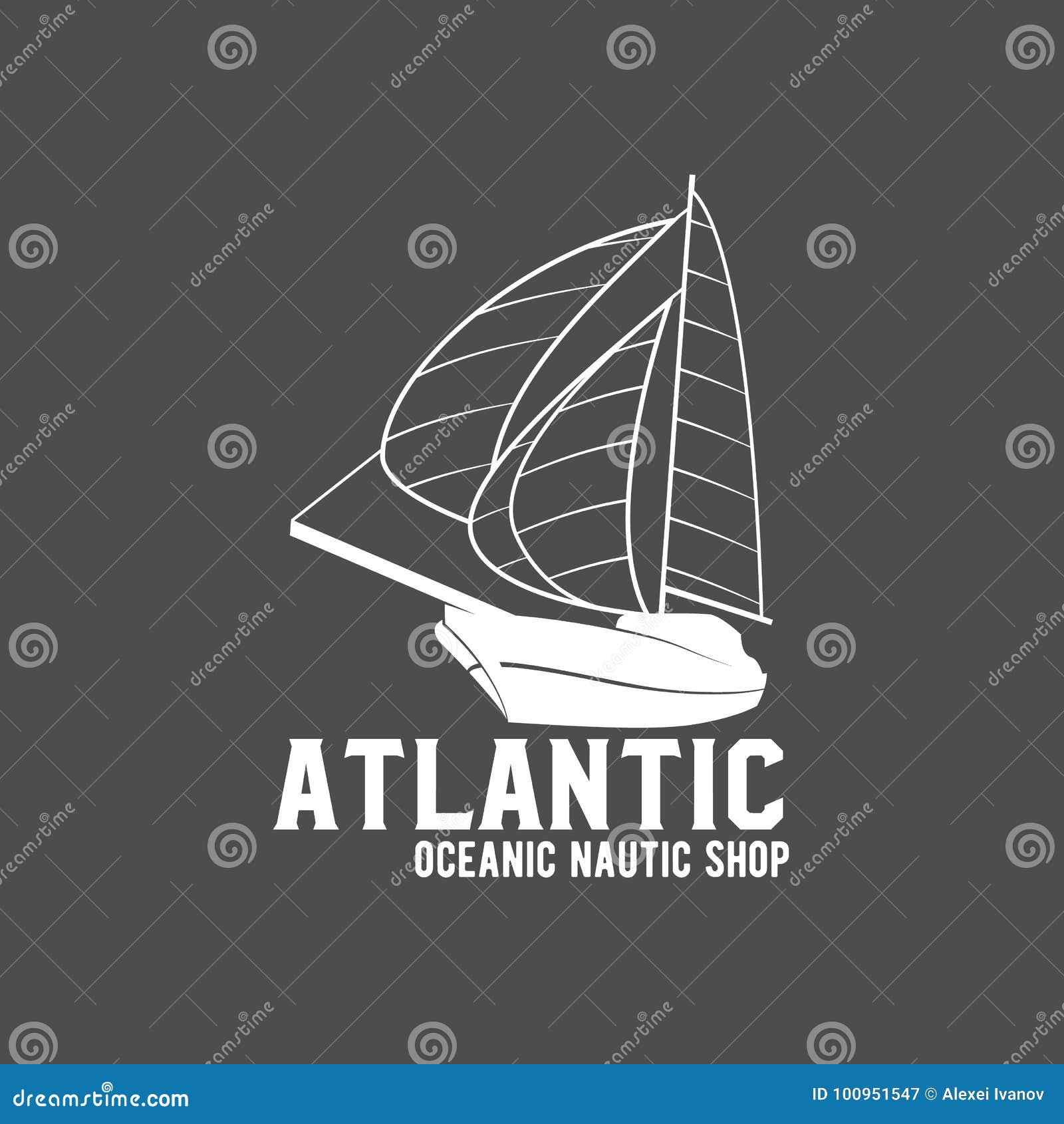 Ensemble D'insignes Et De Logos De Plaisance Illustration de Vecteur ...