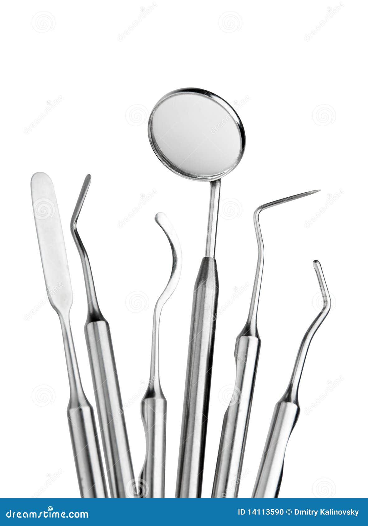 Ensemble D'instruments De Soin Dentaire Photo stock - Image du dentaire ...