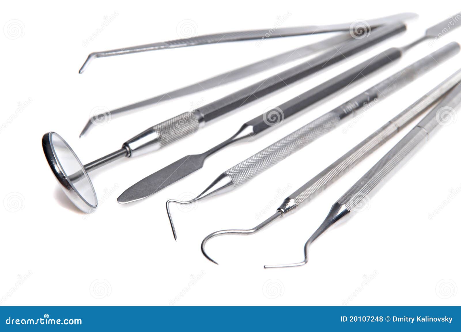 Ensemble D'instruments De Soin Dentaire Photo stock - Image du sonde ...