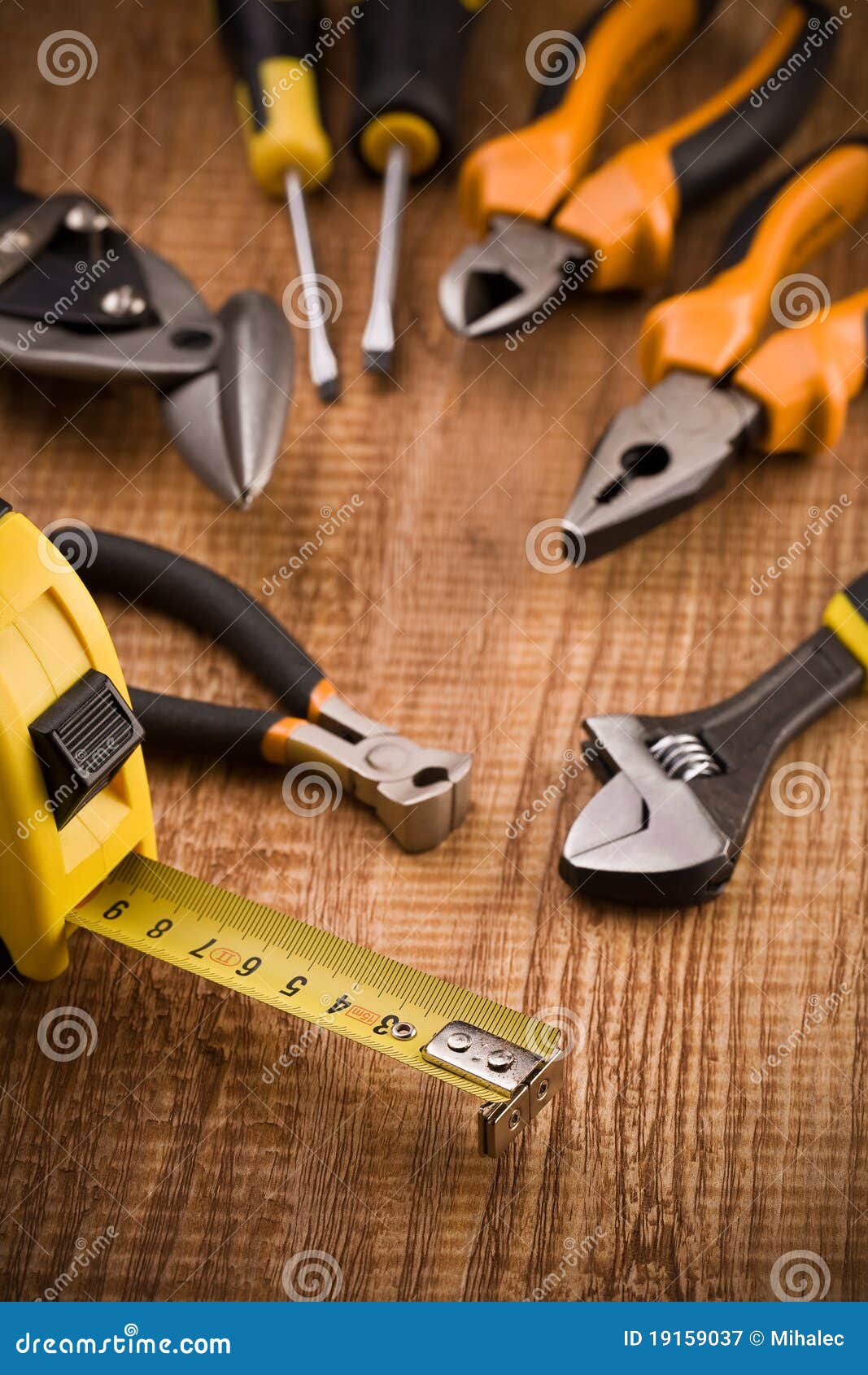 Ensemble D'outils De Construction Image stock - Image du métier ...