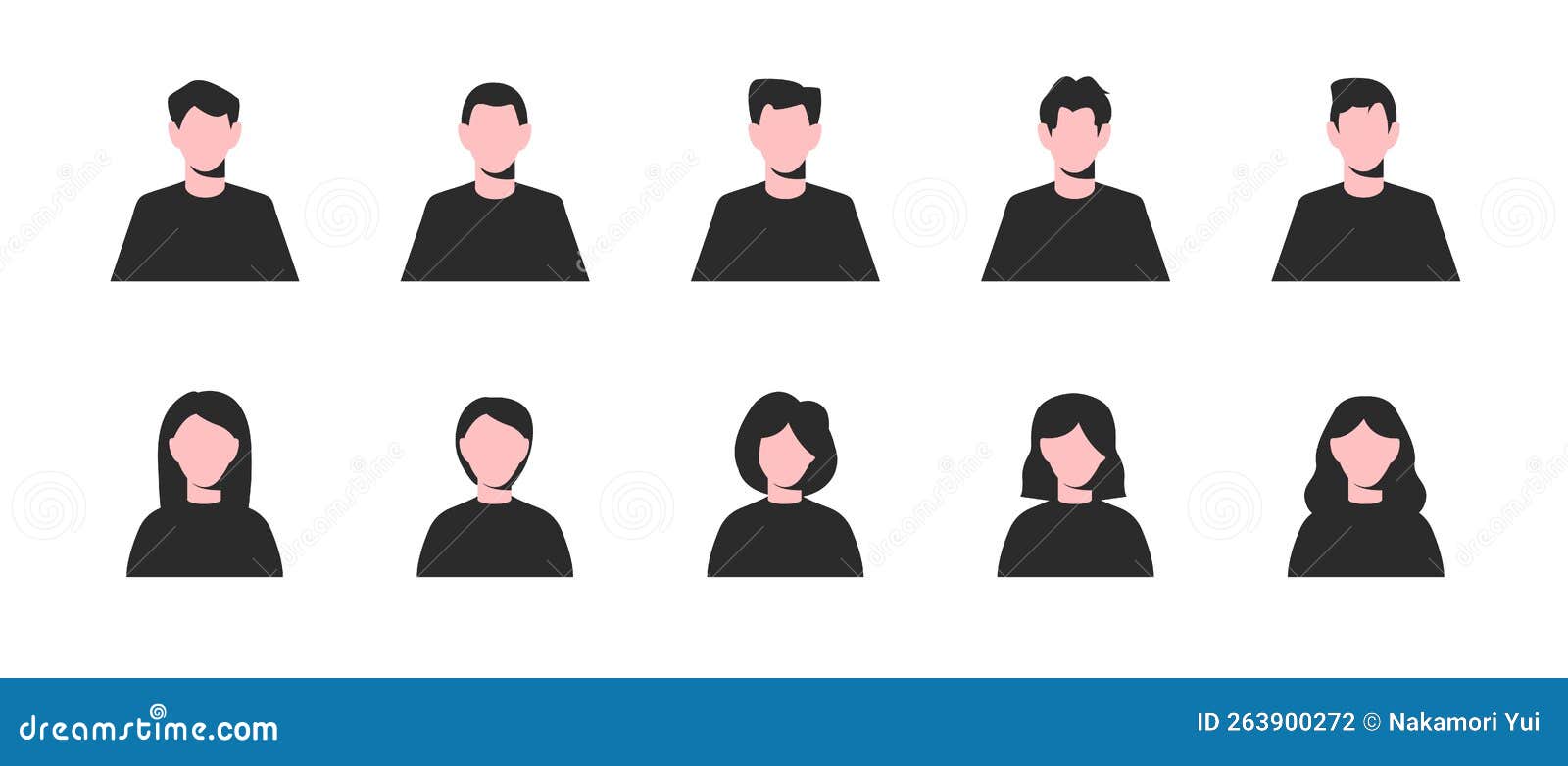 Ensemble De Collection D'avatars Profil Homme Et Femme. Photo D'avatar ... Ensemble De Collection D'avatars Profil Homme Et Femme. Photo D'avatar ...