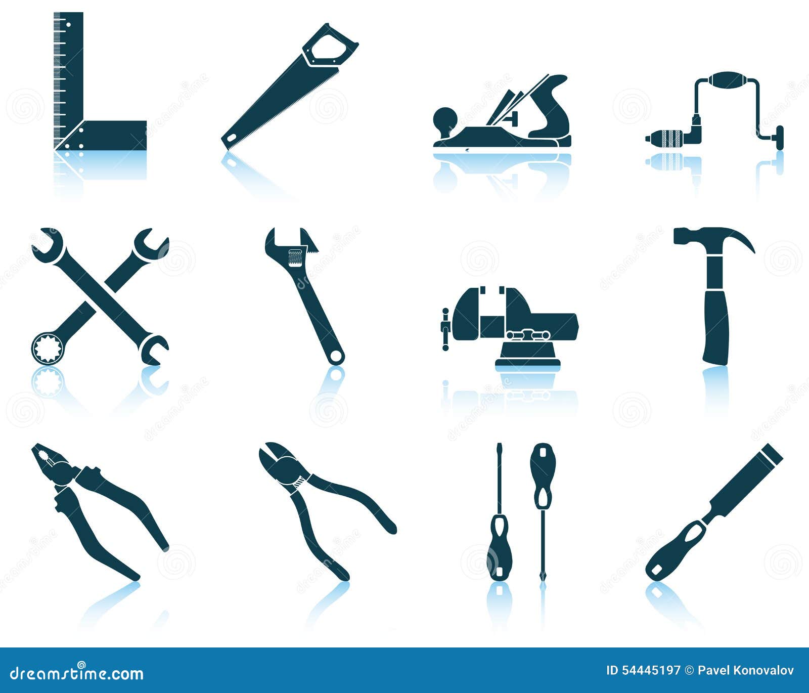 Ensemble De Graphisme D'outils Illustration de Vecteur - Illustration ...