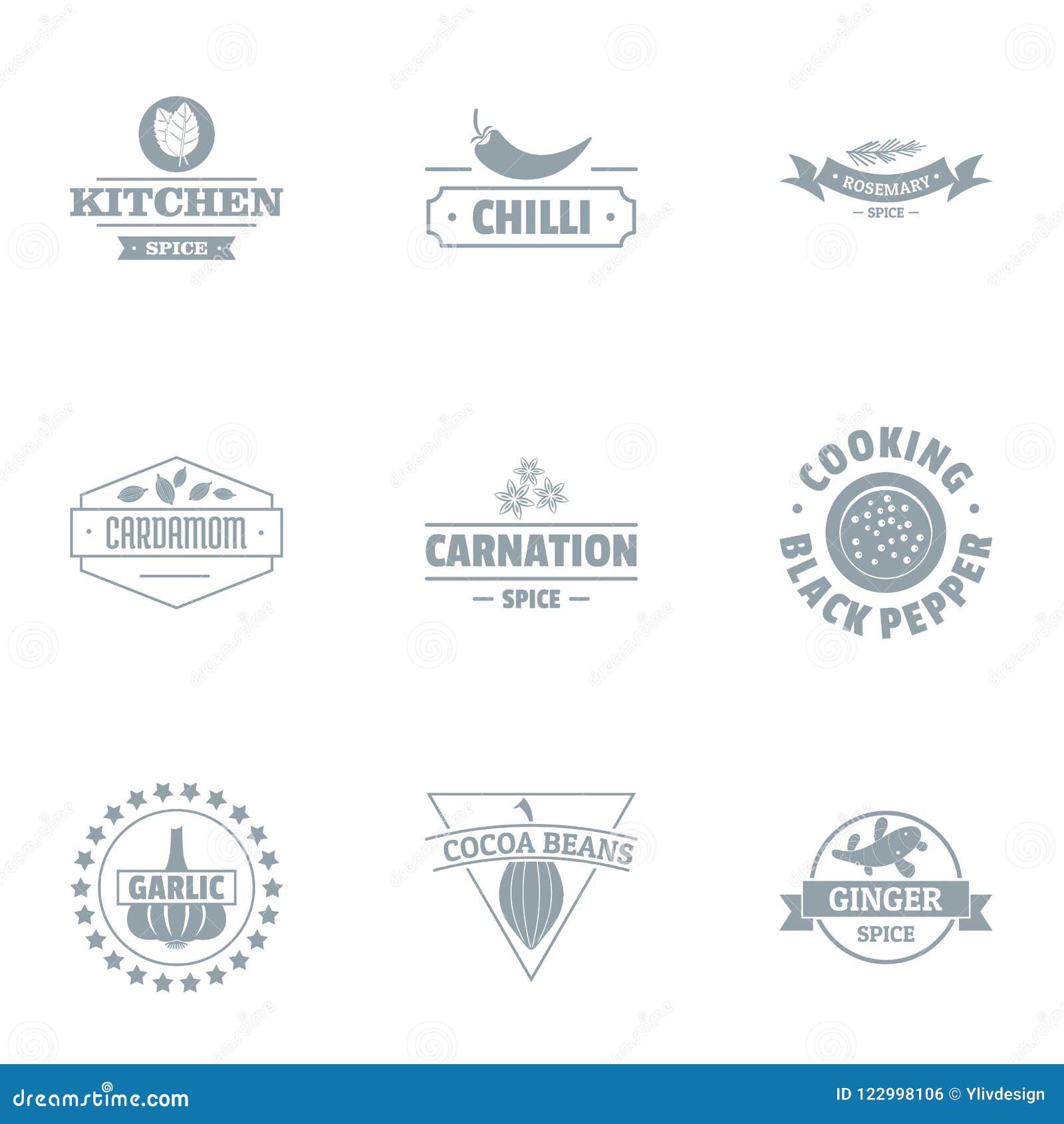 Ensemble De Logo De Cookhouse, Style Simple Illustration de Vecteur ...