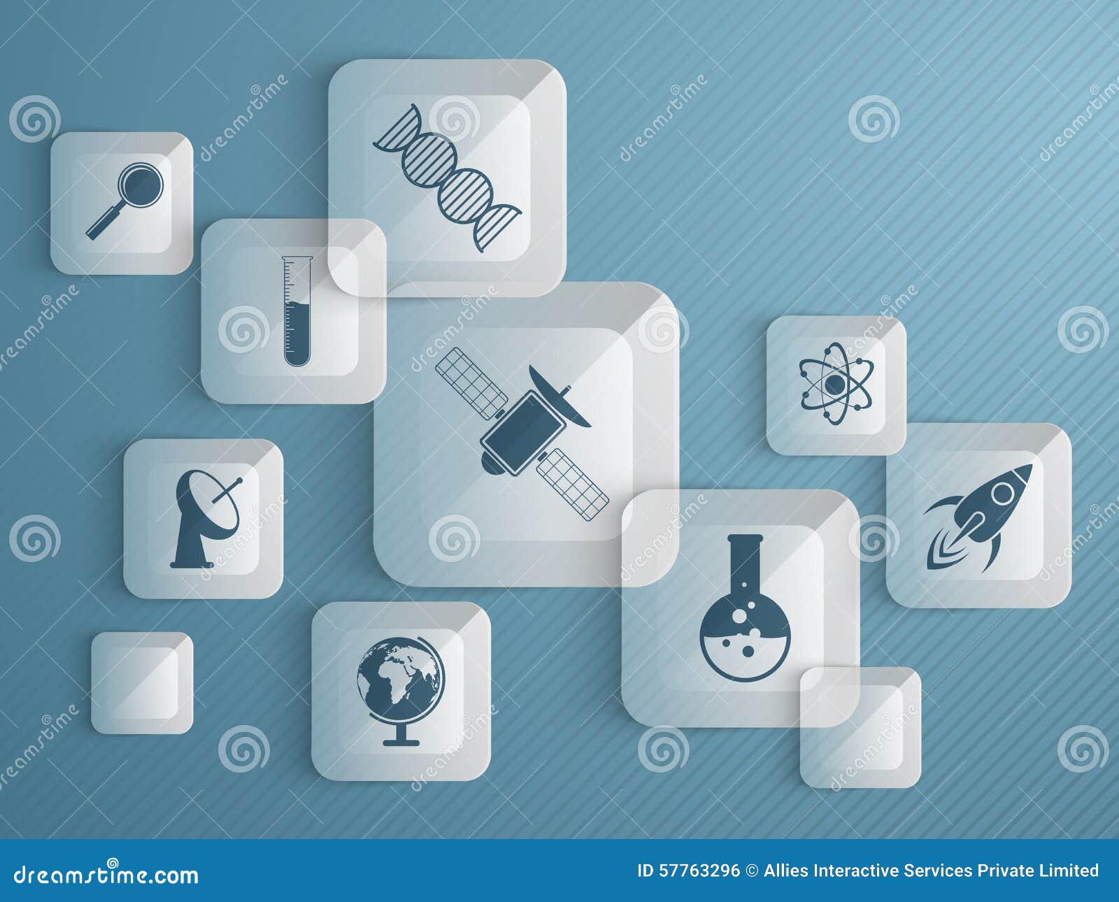 Ensemble De Signes Et De Symboles De La Science Illustration Stock ...