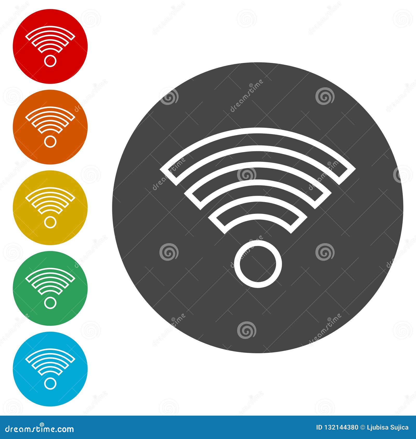 Ensemble De Symbole De Signal Illustration de Vecteur - Illustration du ...