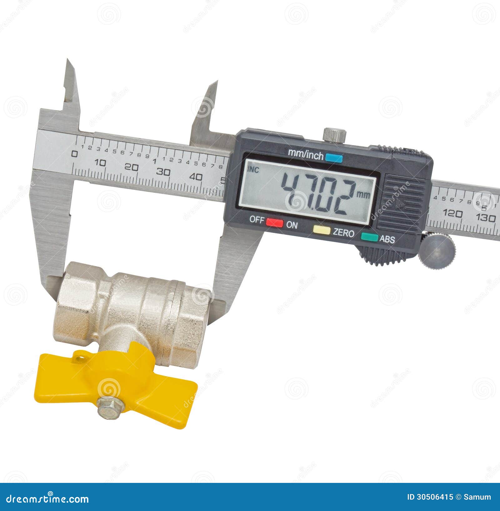 Ensemble De Valve De L'eau Et Calibre Vernier Image stock - Image du ...