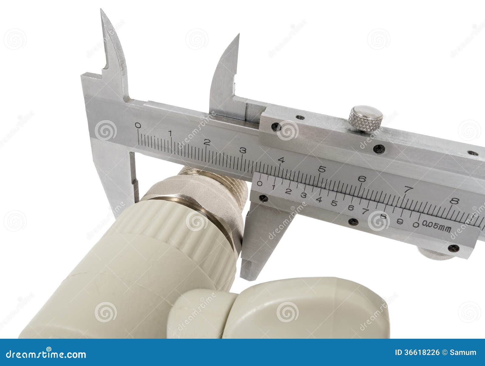 Ensemble De Valve De L'eau Et Calibre Vernier Photo stock - Image du ...